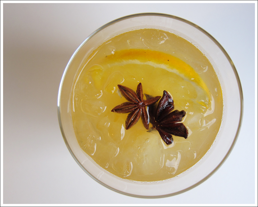 Orange and Star Anise Festive Cocktail